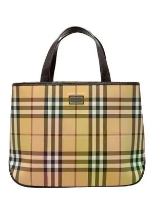 Burberry House Check Coated Canvas Tote Bag - Neutrals