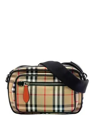 Burberry House Check Canvas Crossbody Bag - Neutrals