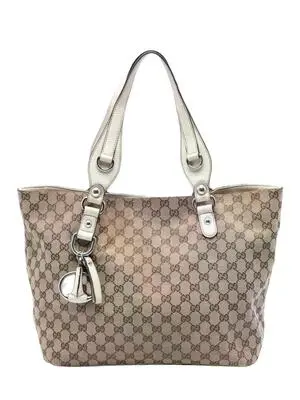 Gucci Medium Gg Canvas Icon Bit Tote Bag - Neutrals