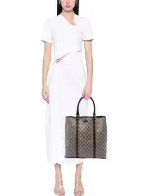 Gucci Gucci GG Supreme Joy Vertical Tote Bag Neutrals