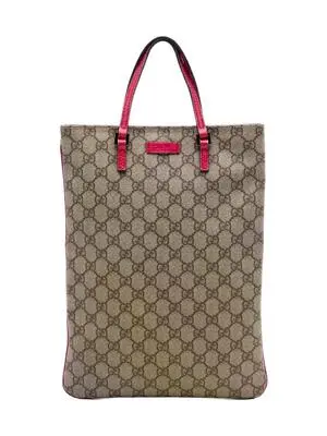 Gucci Gg Supreme Canvas Tote Bag - Neutrals