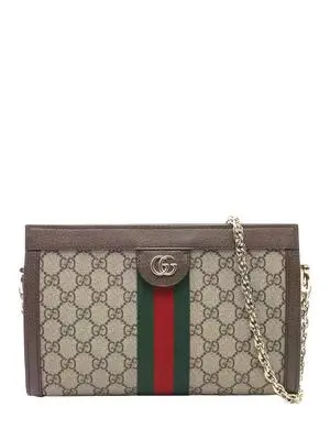 Gucci Ophidia Web Chain Crossbody Bag - Neutrals