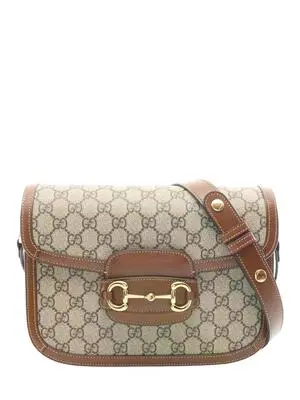 Gucci 1955 Horsebit Shoulder Bag - Neutrals