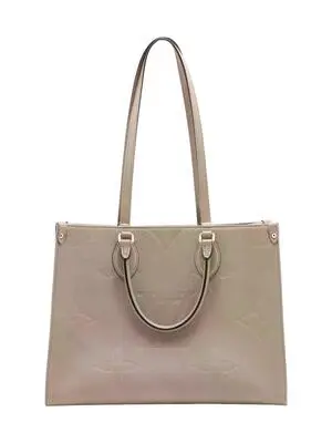 LOUIS VUITTON Monogram Empreinte Onthego Mm Satchel - Neutrals