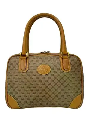 Gucci Micro Gg Supreme Handbag - Neutrals