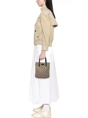 Gucci Gg Supreme Handbag - Neutrals