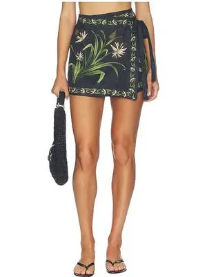Agua Bendita Luna Mini Sarong Skirt - Multicolor