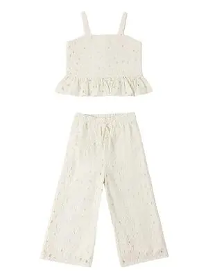 RYLEE + CRU Kayli Eyelet Set - Ivory