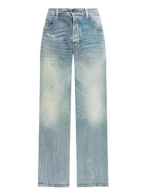 DIESEL® D-definitive Distressed Jeans - Blue