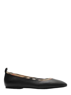 Burberry Robin Ballerina Flats - Black