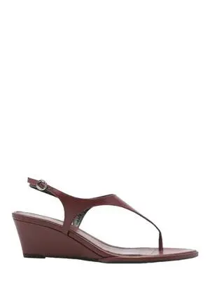 AeydĒ Roose Leather Wedge Sandals - Multicolor