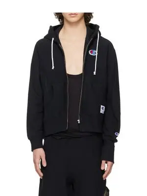 Undercover X Champion Collaborative Zip Hoodie - Black