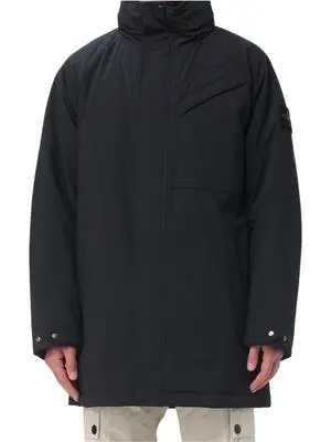 Stone Island Long-sleeved Coat - Black