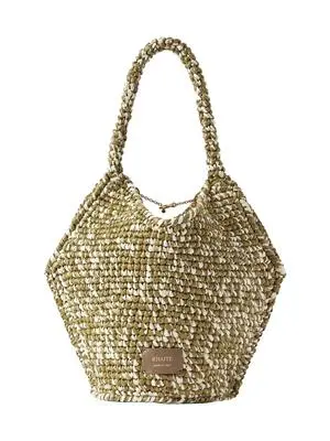 Khaite Lotus Mini Woven Tote - Multicolor