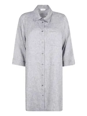 Peserico Linen Long Shirt - White