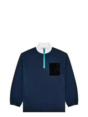 MALBON Cascade Quarter-zip Windshirt - Blue