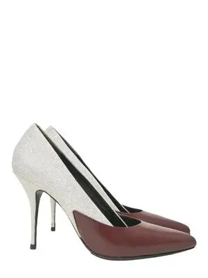 ALEXANDER WANG Two-tone Pointed-toe Pumps - Neutrals