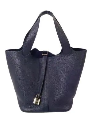 HERMÈS Hermès MM Picotin Leather Tote Bag