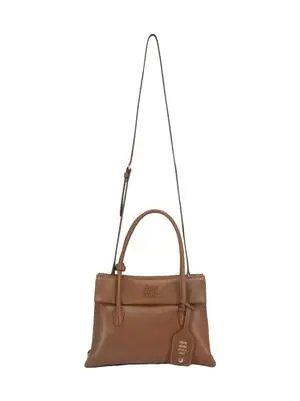 Miu Miu Leather Crossbody Bag - Brown