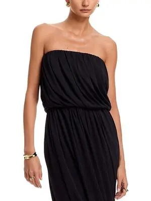 Cinq À Sept Calden Strapless Top - Black