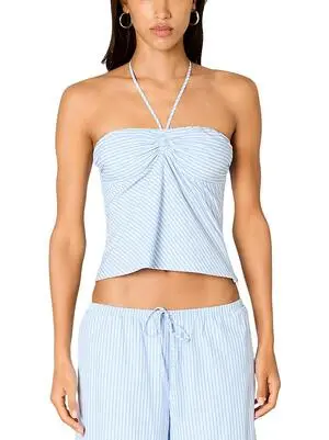 NIA Domenico Halter Top - Sky