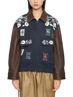 Sea Georgie Embellished Jacket - Navy