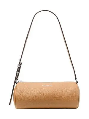 Michael Kors Barrel Leather Pochette - Peanut