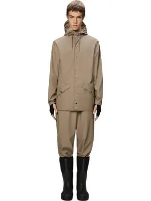Rains Waterproof Pu Jacket - Beige