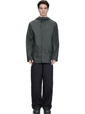 Rains Waterproof Pu Jacket - Grey
