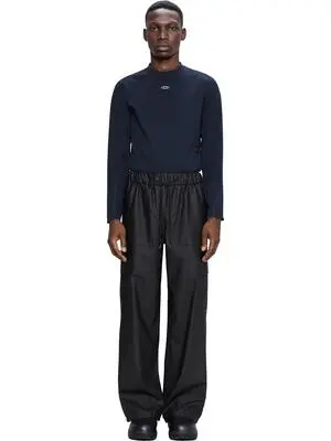 Rains Wide Fit Cargo Rain Pants - Black