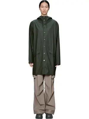 Rains Rains Long Jacket - Waterproof Rainwear Green