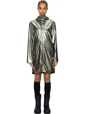 Rains Long Jacket Waterproof Rainwear - Grey