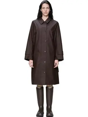 Rains Rains Nara Long W Jacket Bark