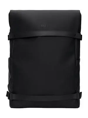 Rains Rains OTG Backpack With Padded Laptop Sleeve And Detachable Pouch Black