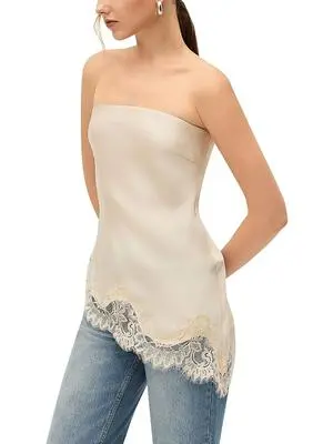 ELODIE THE LABEL Elodie The Label Lacey Strapless Top