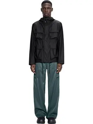 Rains Pocket Jacket - Black