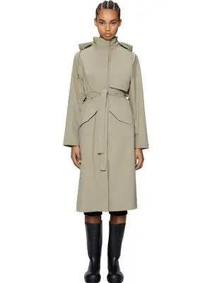 Rains Suva Hardshell W Coat - Beige