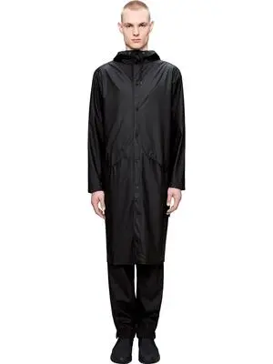 Rains Rains Longer Jacket - Waterproof Rainwear Black