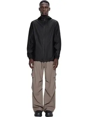 Rains Storm Breaker Hooded Waterproof Raincoat - Black