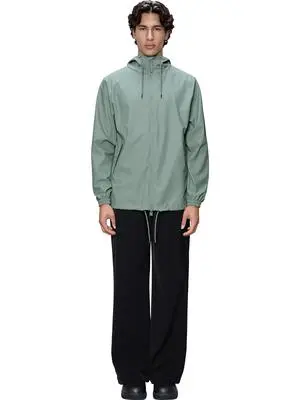 Rains Storm Breaker Hooded Waterproof Raincoat - Green