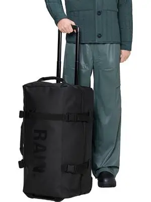 Rains Texel Check-in Trolley Bag - Black