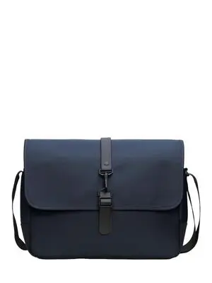 Rains Messenger Bag With Carabiner Closure - Navy