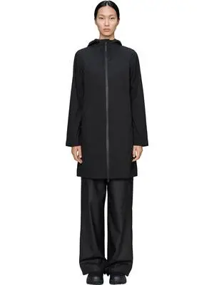 Rains Suva Hardshell Long W Jacket - Black