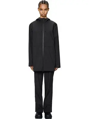 Rains Suva Hardshell Long Jacket - Black