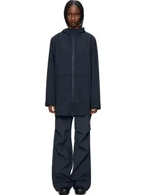 Rains Suva Hardshell Long Jacket - Navy