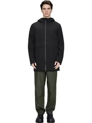 Rains Suva Hardshell Long Jacket - Black