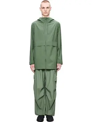 Rains Suva Hardshell Long Jacket - Green
