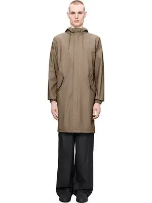 Rains Rains Fishtail Parka - Unisex Waterproof Raincoat Beige