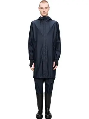 Rains Rains Fishtail Parka - Unisex Waterproof Raincoat Navy