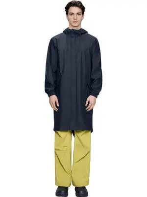 Rains Fishtail Parka Waterproof Raincoat - Navy